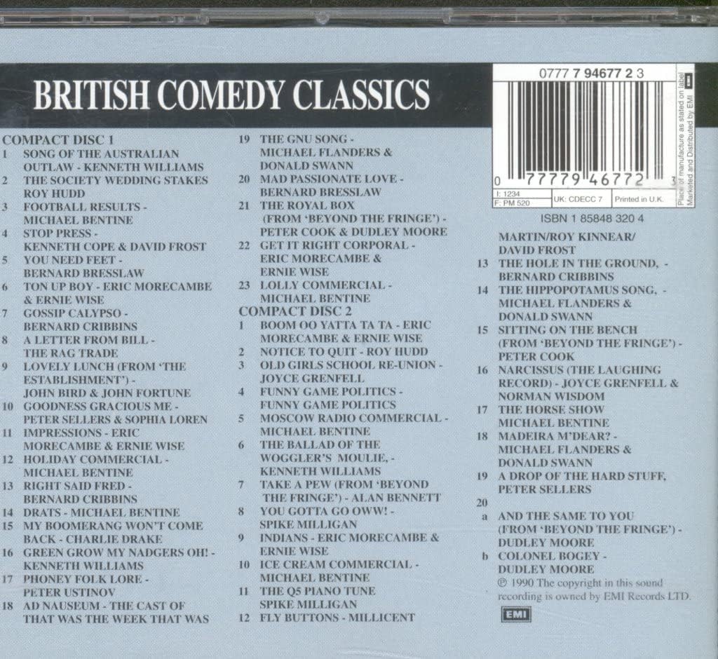 British Comedy Classics: Amazon.co.uk: CDs & Vinyl