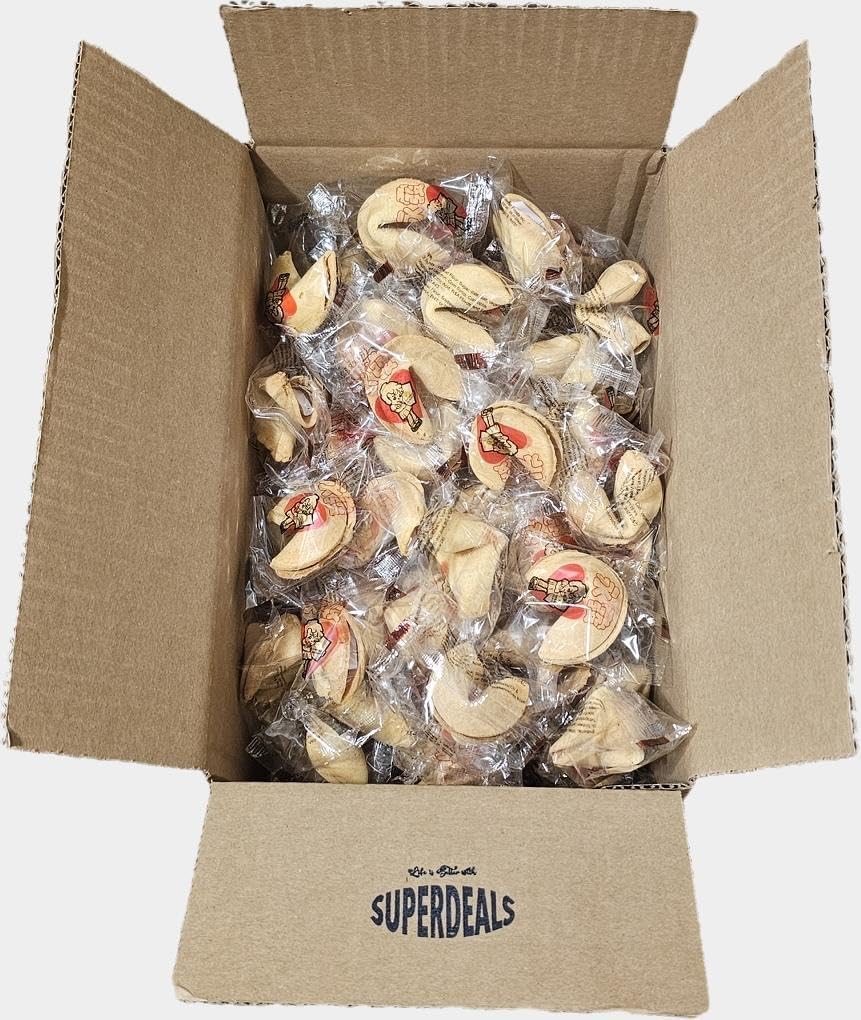 Amazon.com: Premium USA Baked Fortune Cookies in a convenient 100-pack ...