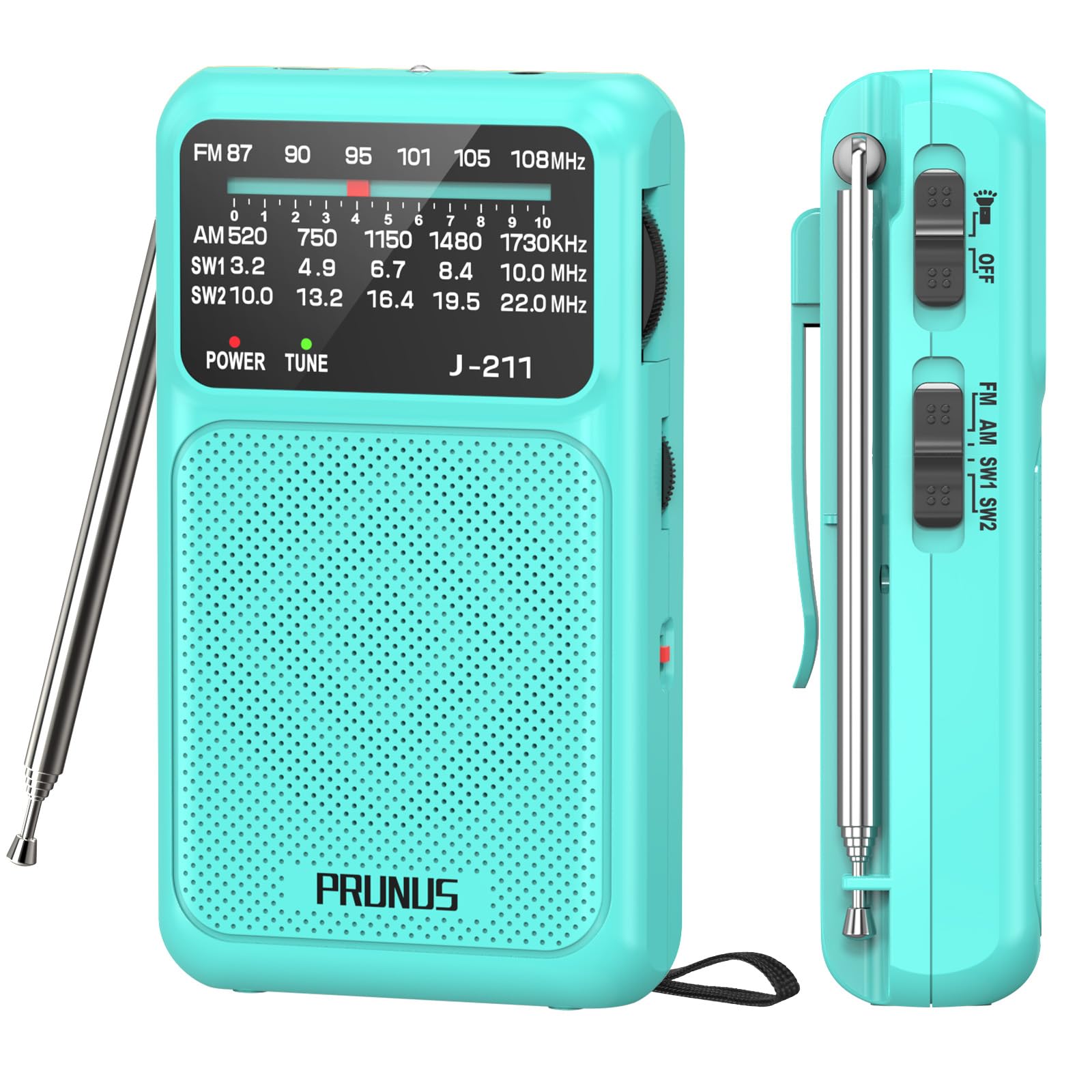 Snapklik.com : PRUNUS J-211 Portable Radio AM FM