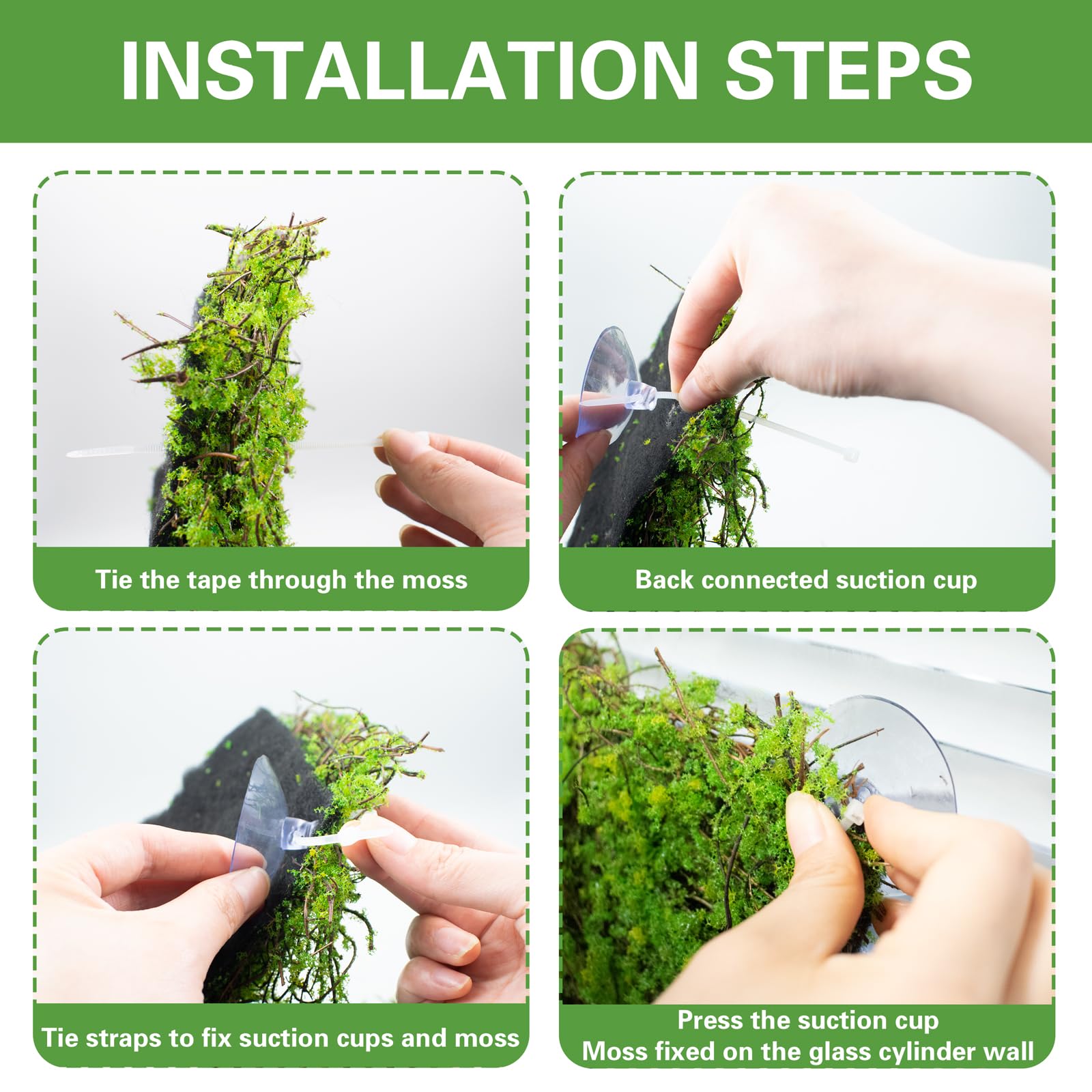 Snapklik.com : Terrarium Moss Background 7.9 X 39 Inch, Reptile ...