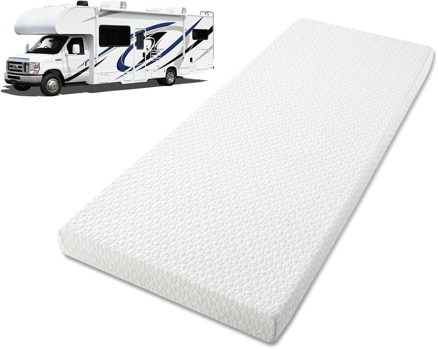 Amazon.com: IDEALHOUSE 2024 New RV Mattress King, 4 Inch Memory Foam ...