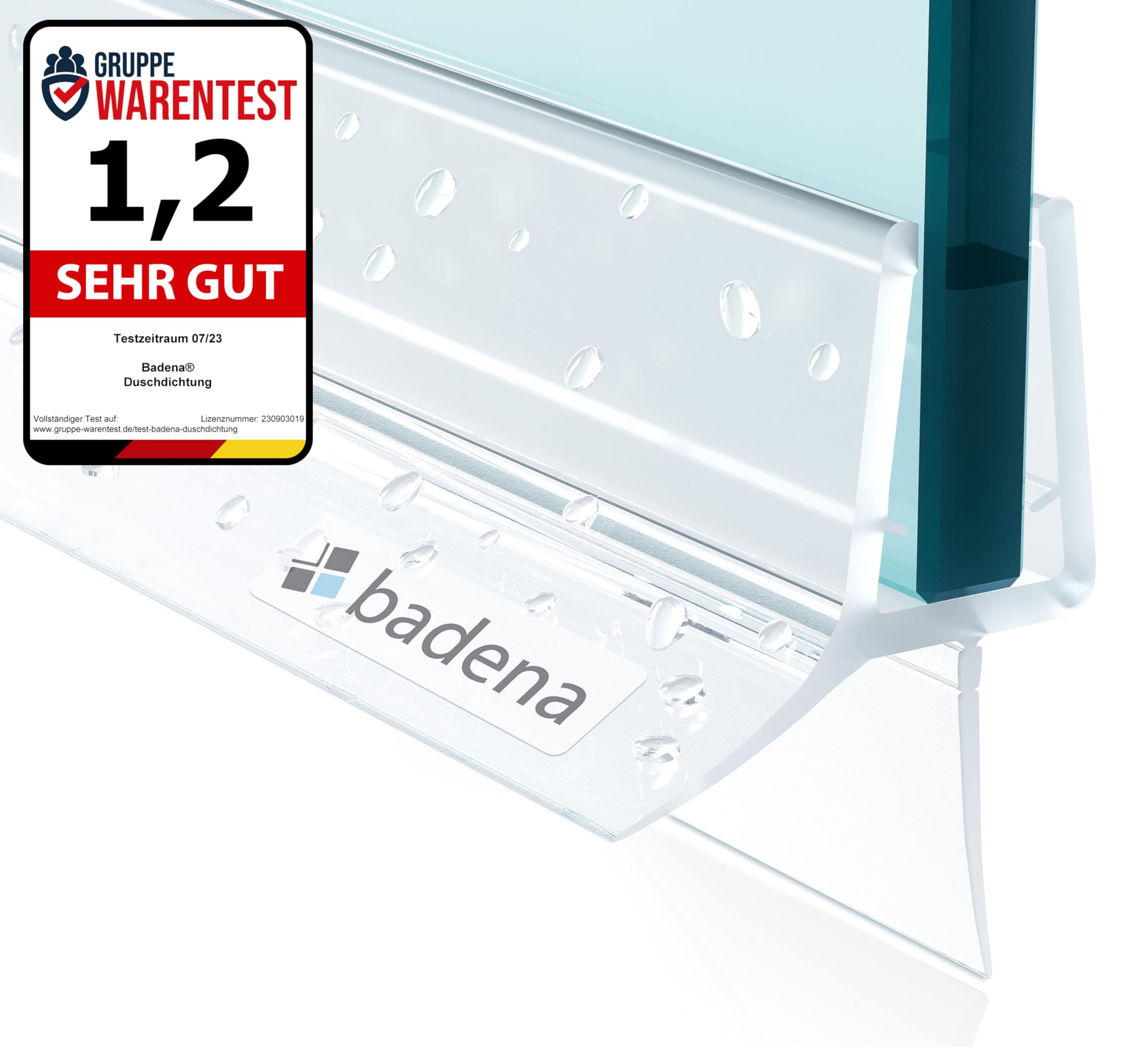 Badena® Duschdichtungen für Duschtüren I Ersatz Dichtung 6mm 8mm ...