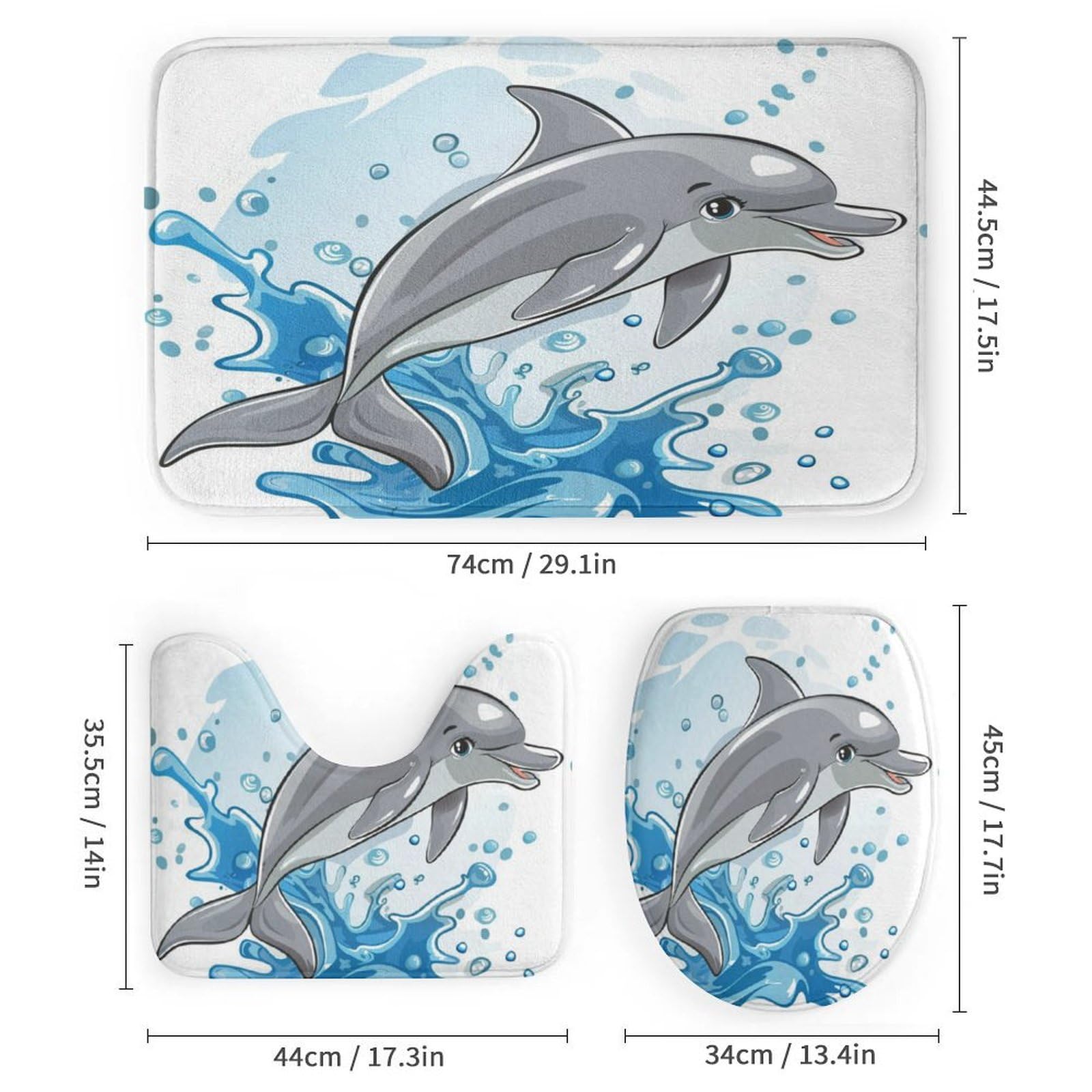 Dolphin Bathroom Rugs Amazon.com: Dolphin Bath Mat For Bathroom