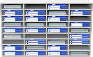 Amazon.com: Surneis Literature Organizer, 36 Slots Magazines Holder ...