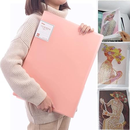 ARTDOT A3 Storage Book for Diamond Painting Kits, Diamond Art Portfolio ...