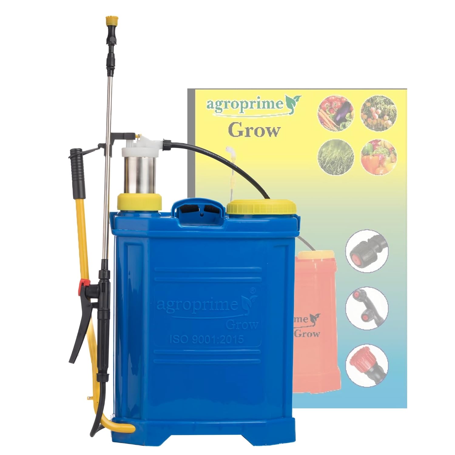 Agroprime Manual Agriculture Sprayer Pump 16 Litre Tank with Back ...