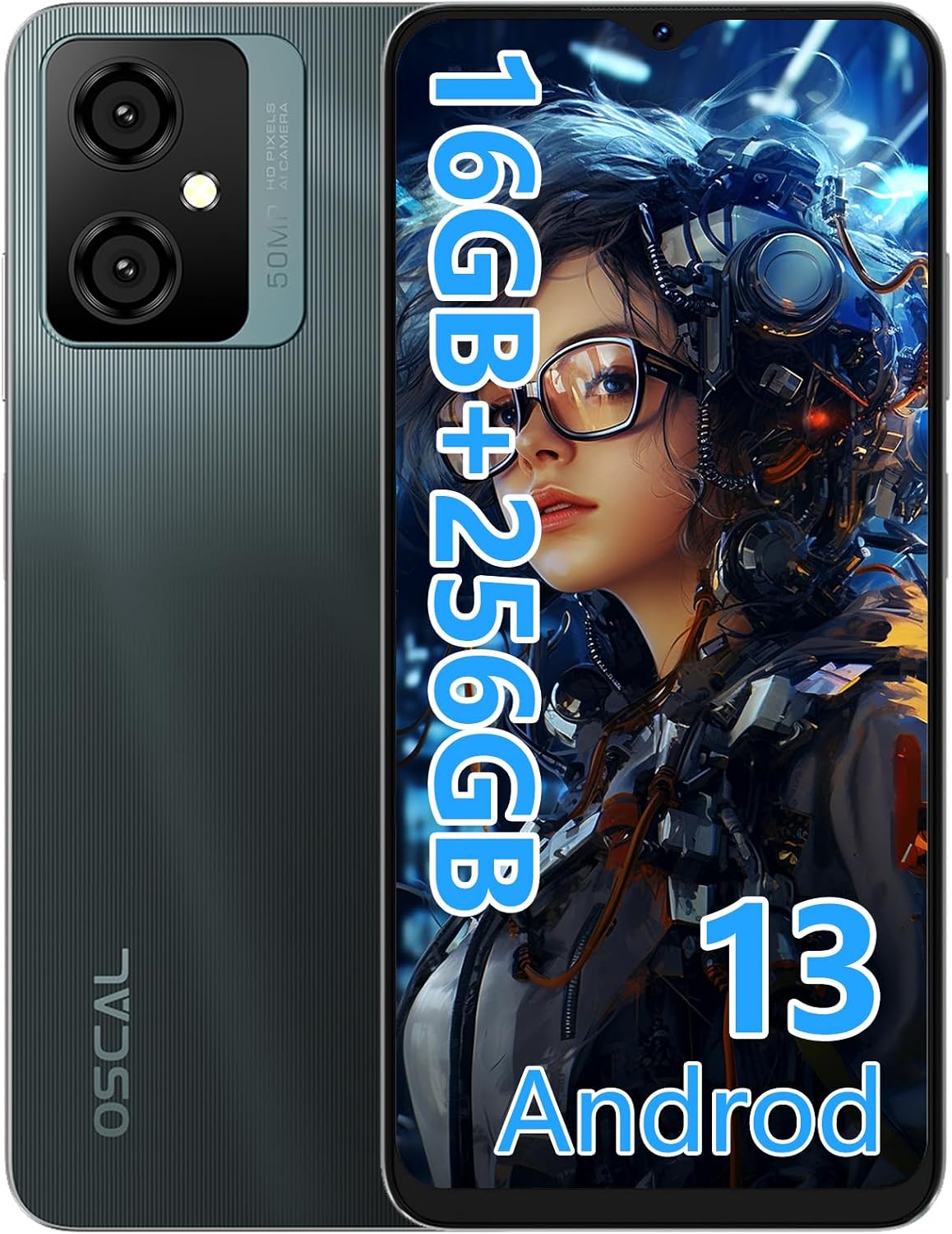 OSCAL FLAT 2 SIM-Free & Unlocked Mobile Phones 2025, Android 15 ...