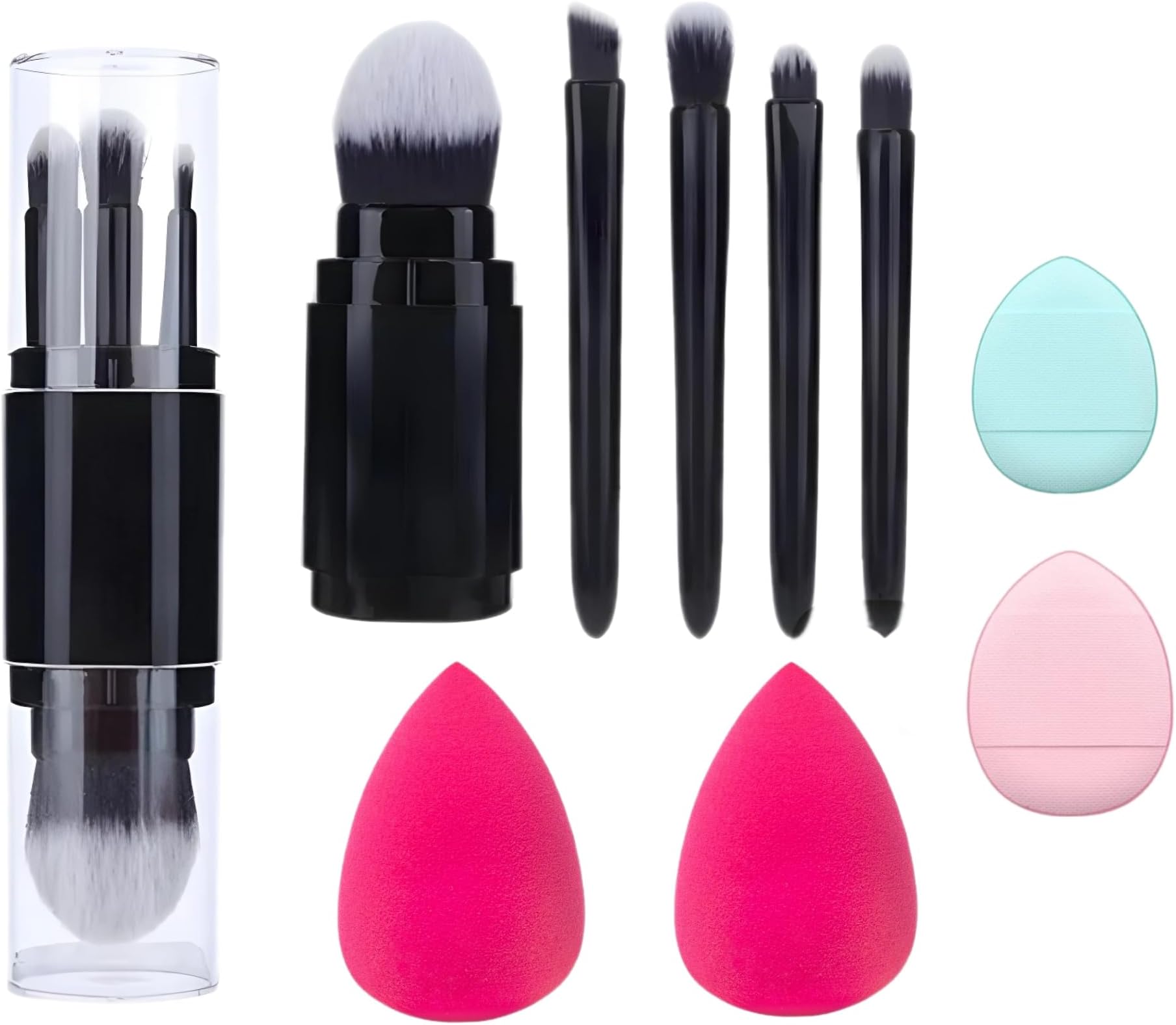 Amazon.com: Makeup Brush Set, Blending, Foundation Brush, Eye Shadow ...