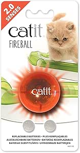 Catit Senses 2.0 Fireball Cat Toy with Replaceable Batteries