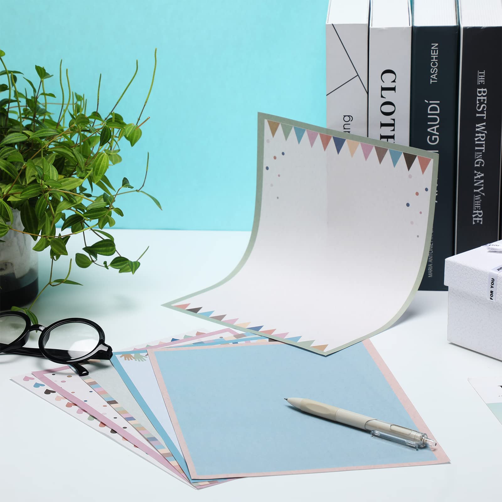 Snapklik.com : Crtiin 120 Sheets Stationery Paper Decorative Printer 8. ...