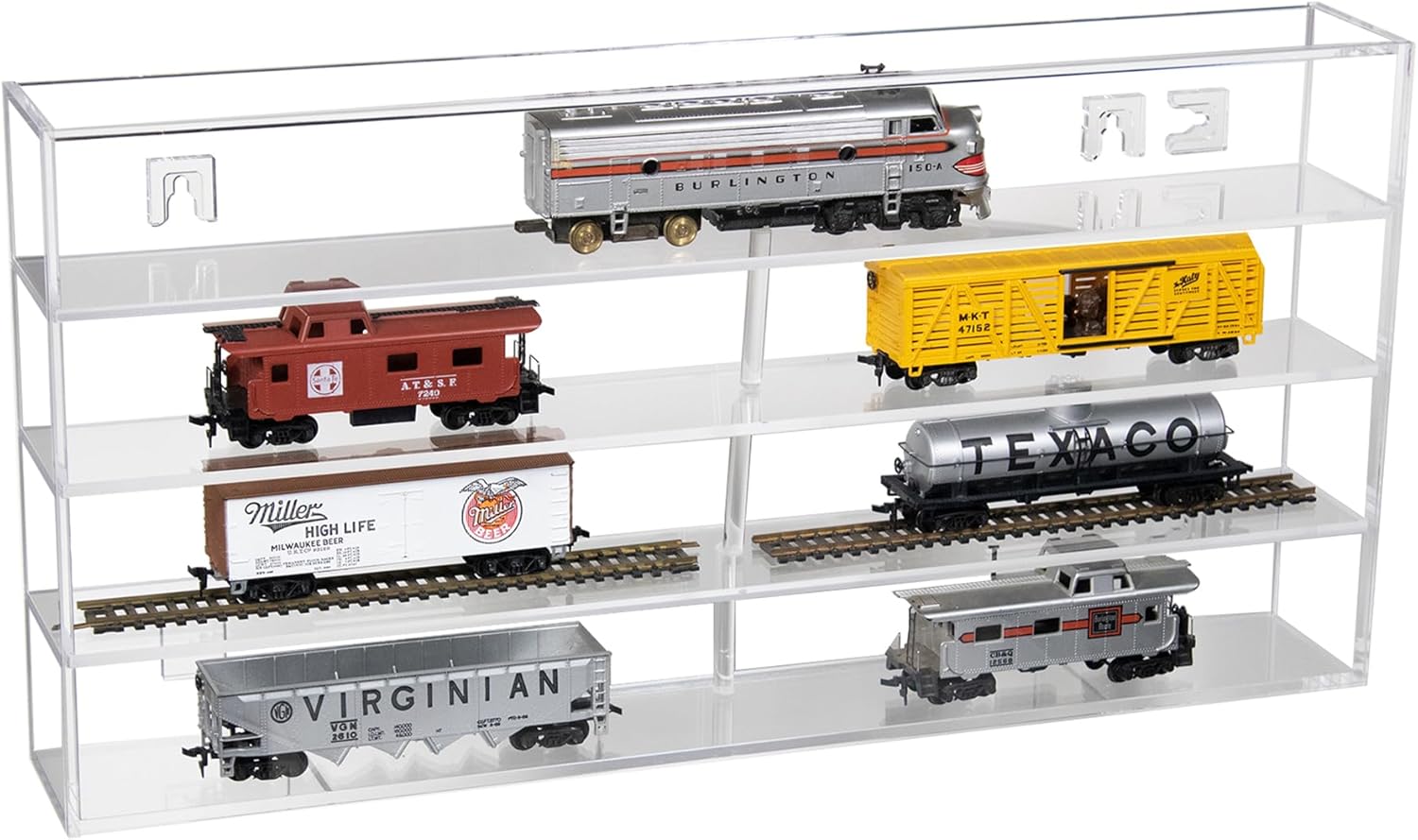 Amazon.com: Better Display Cases Clear Acrylic Model Train Display Case ...