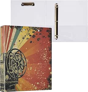 Amazon.com : Movie Projector Binder 3 Ring with Clipboard, 3 Ring ...