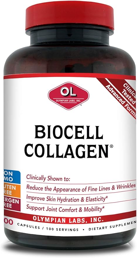 Amazon.com: Olympian Labs Biocell Collagen II 1500mg Supplement ...