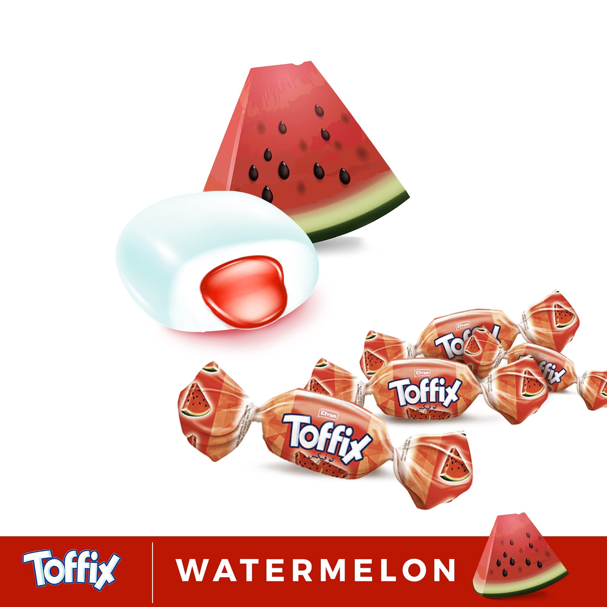 TOFFIX | Fruit Chews Assorted Bulk Candy 250+ Pieces | Center-Filled ...