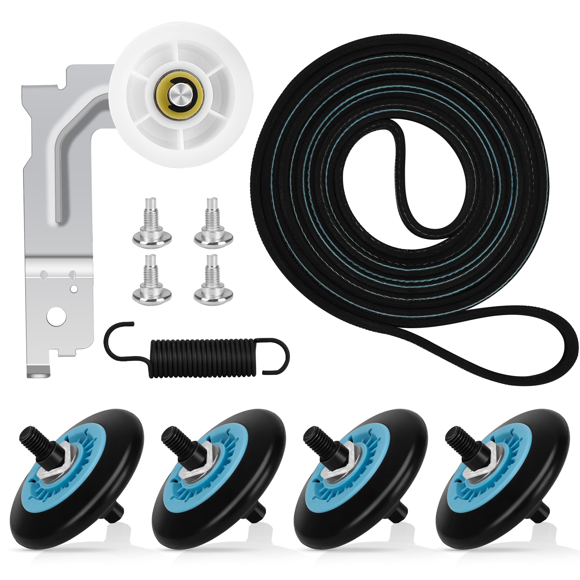 Amazon.com: Upgraded Dryer Parts for Samsung. Dryer Roller Replacement ...