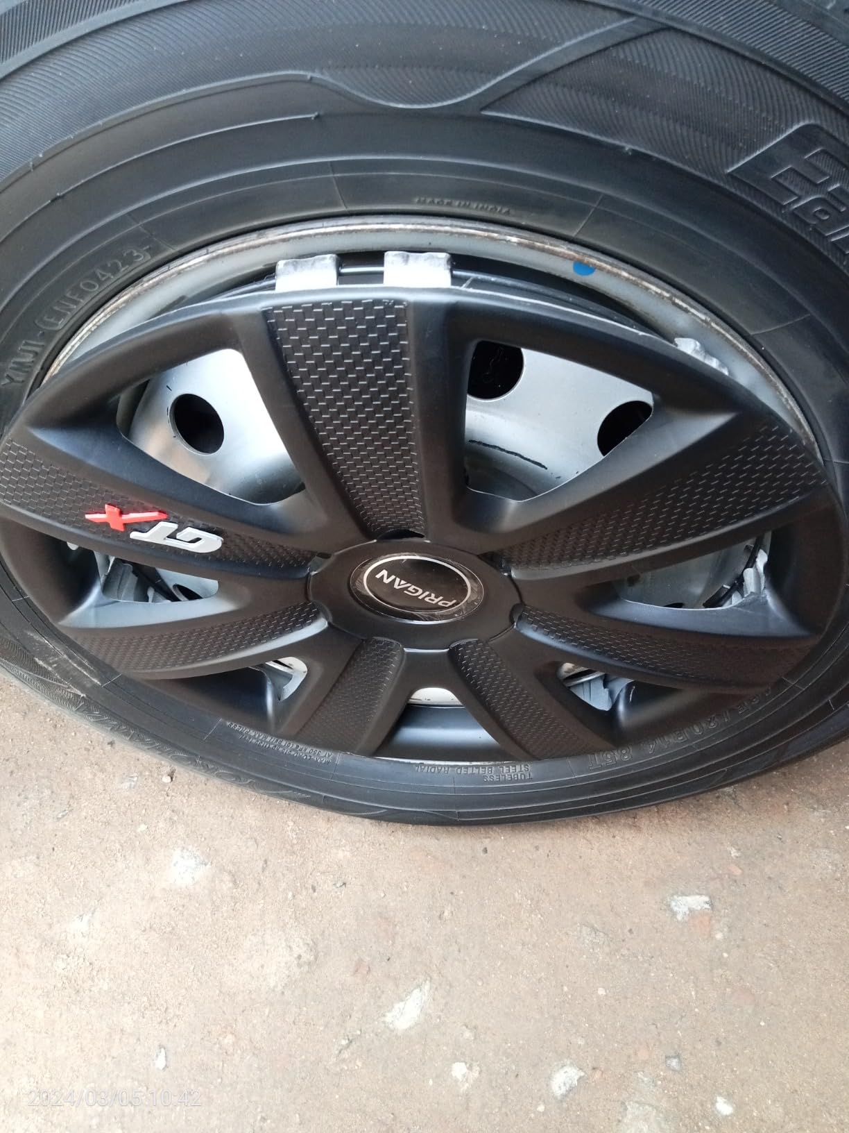 PRIGAN Wheel Cover for Swift (All VARIANTS) 14 Inch Matte Black Wheel ...
