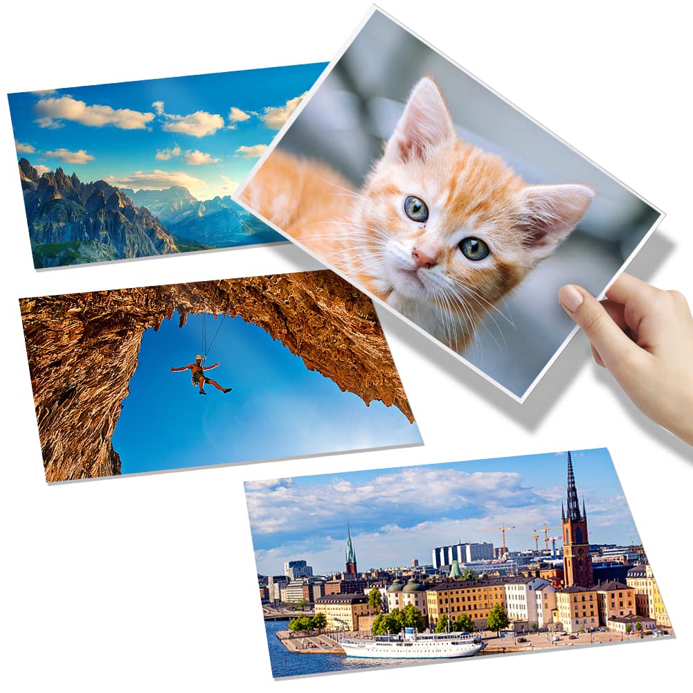 Snapklik.com : 100 Sheets Photo Paper, 5" X 7" Premium Glossy Photo ...