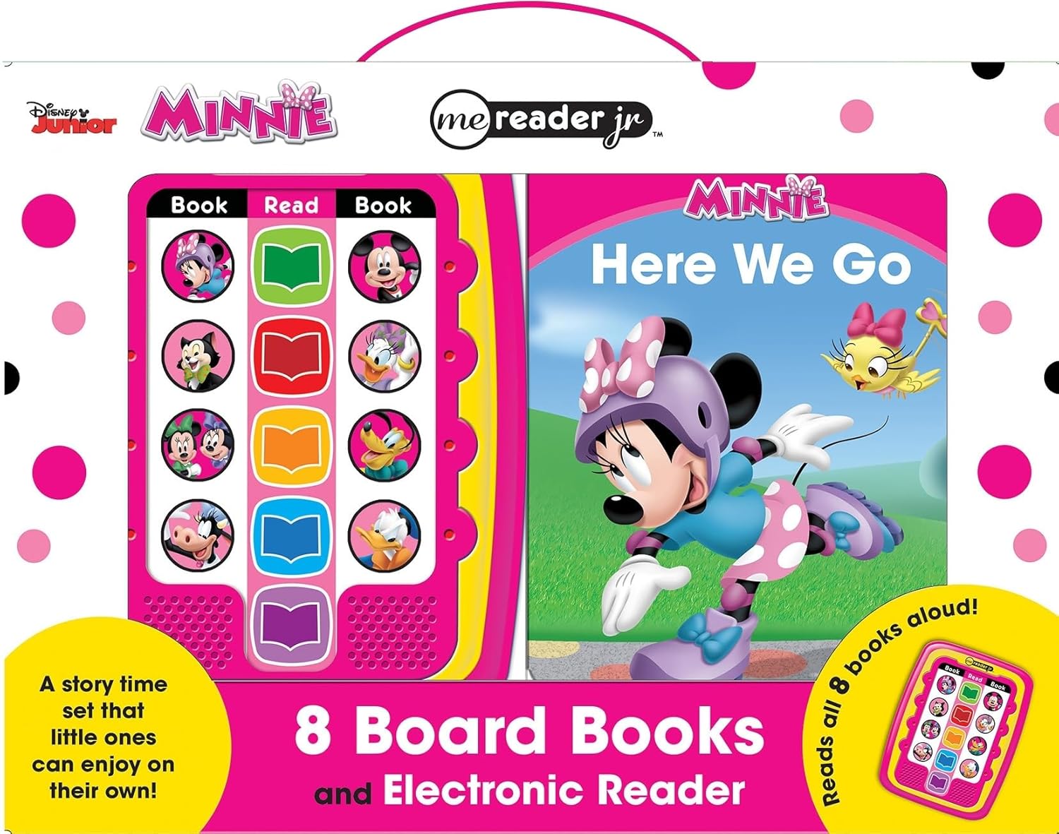 Disney Minnie Mouse Electronic Me Reader Jr. 8 Sound Book Library - PI Kids