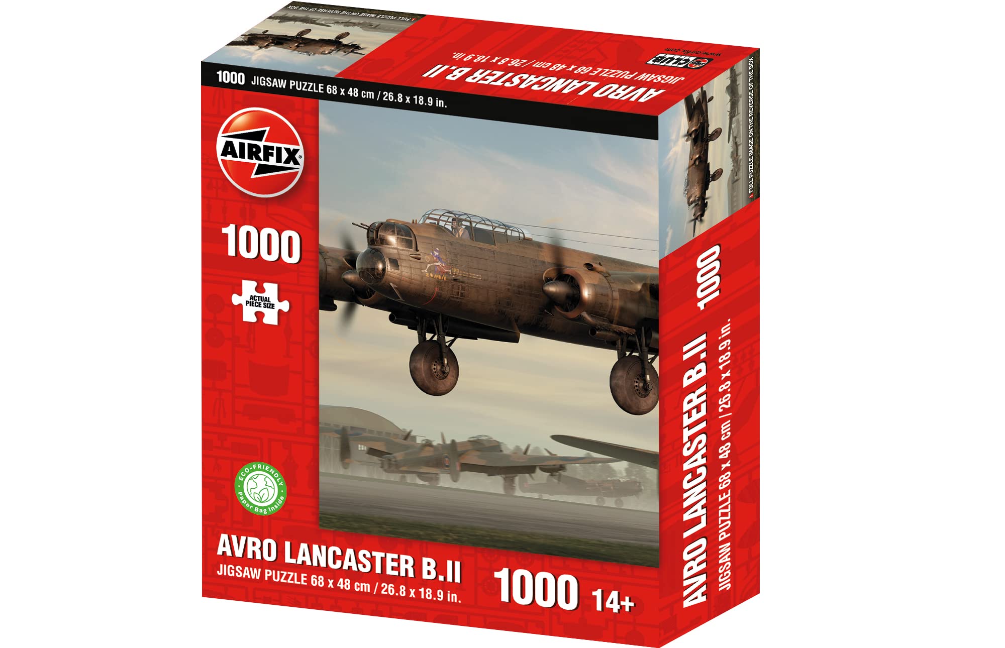 Airfix Avro Lancaster B II WWII Military Aviation 1000 Piece Jigsaw ...