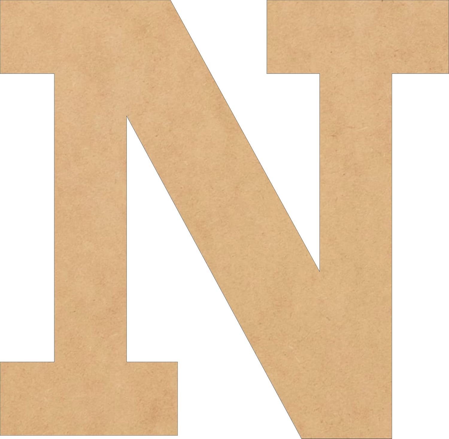 Amazon.com: 3 Inch Tall Wooden Letter Unfinished, Blank N Wood Craft ...