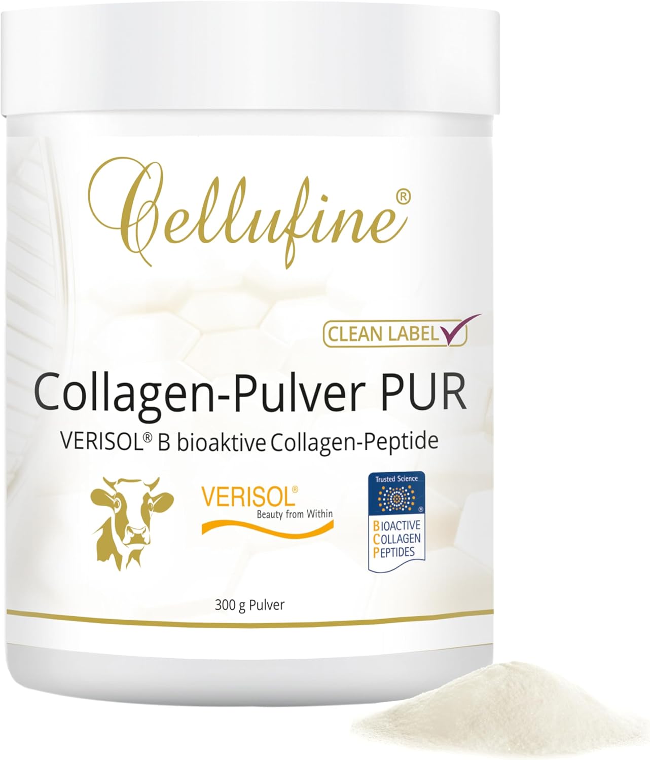 Cellufine® Premium Collagen Powder with Verisol Collagen Peptides 300g ...
