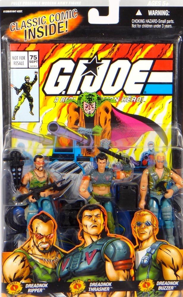 Amazon.com: Gi Joe 3 Pack #75 Dreadnok Ripper , Thrasher, Buzzer ...