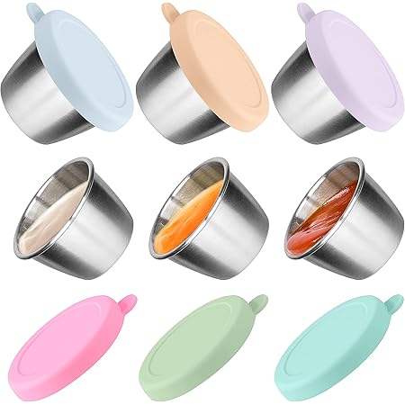 Amazon.com: [8 Pack] Salad Dressing Container To Go, 2.4oz Small ...