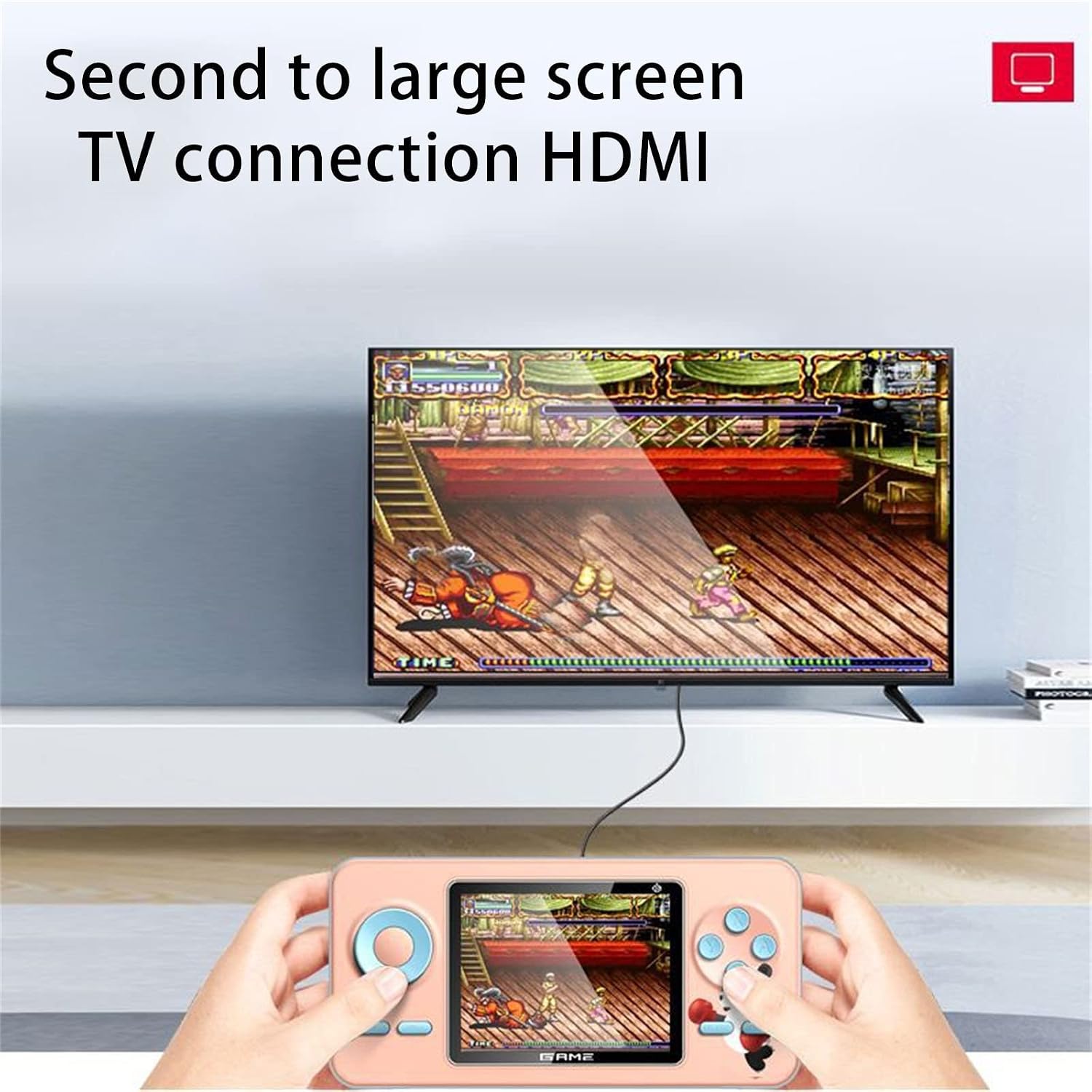 Buy Retro Handheld Game Console, Portable Video Game Console Built-in ...