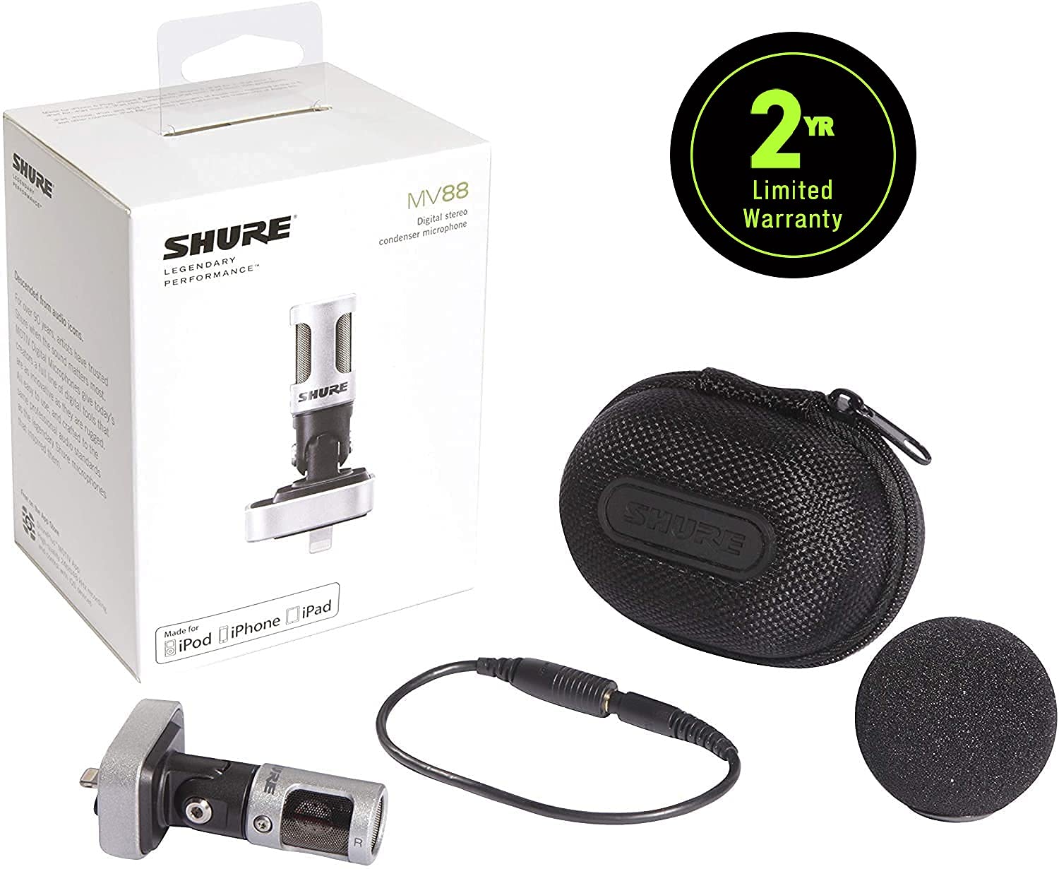 Shure MV88 micrófono iOS port...B010W6W8OW | Encarguelo.com