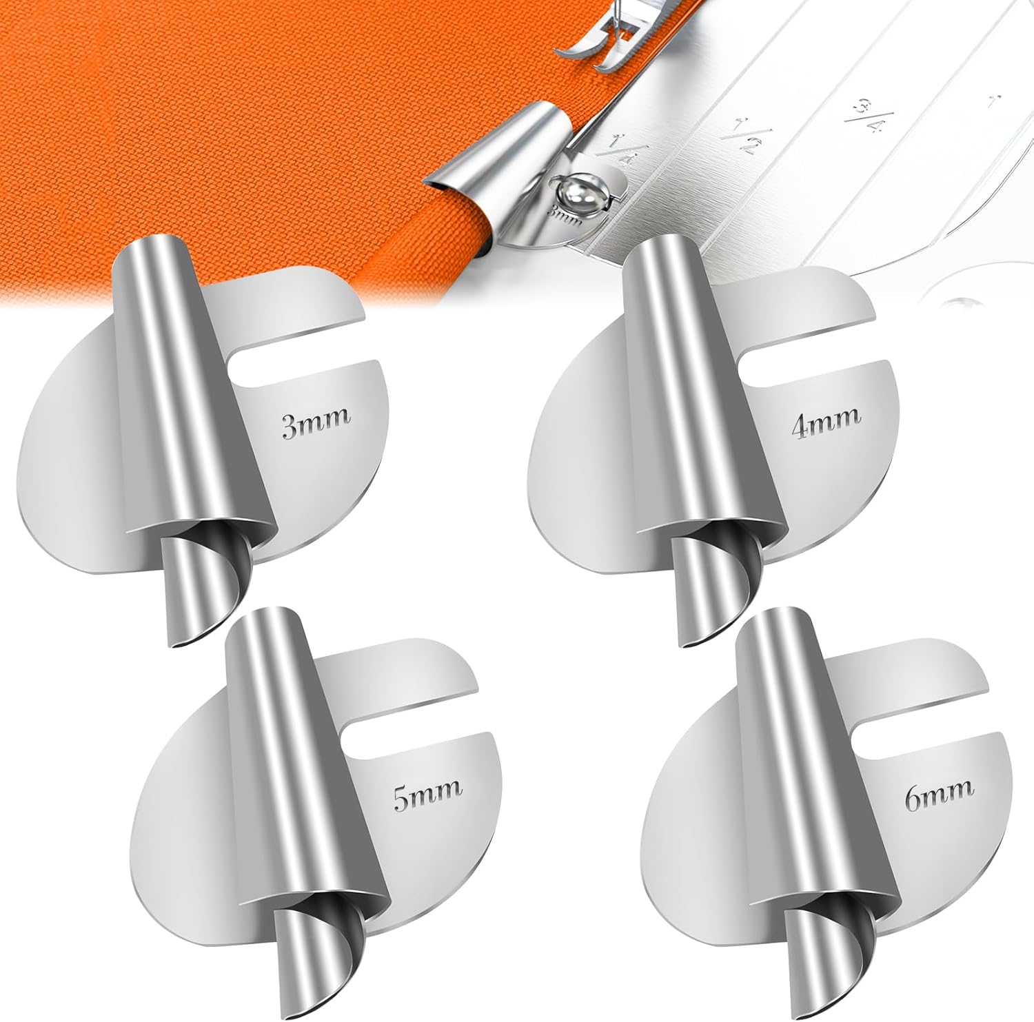 Amazon.com: Dukars Universal Sewing Rolled Hemmer Foot Set, 3-10mm ...