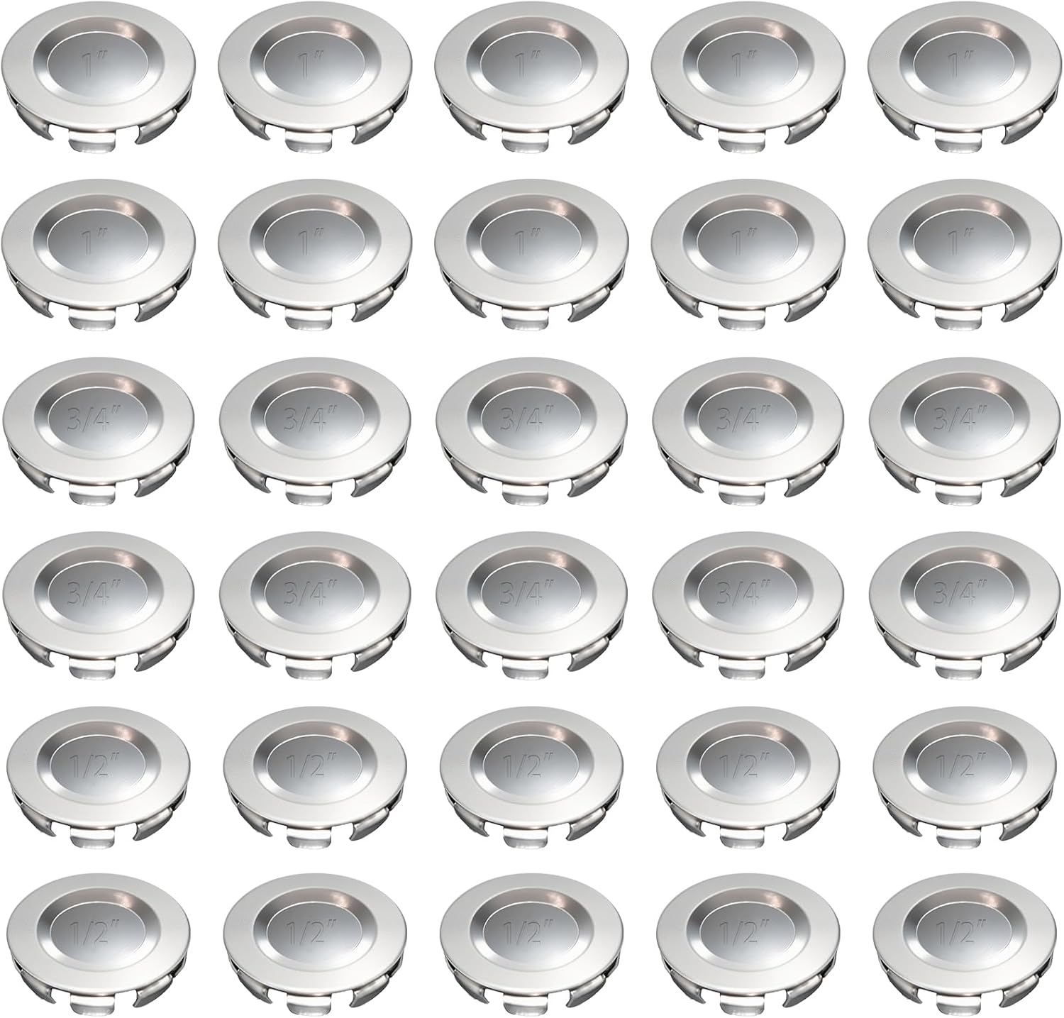 Amazon.com: 30 Pcs Stainless Steel Electrical Box Knockout Plugs (10pcs ...