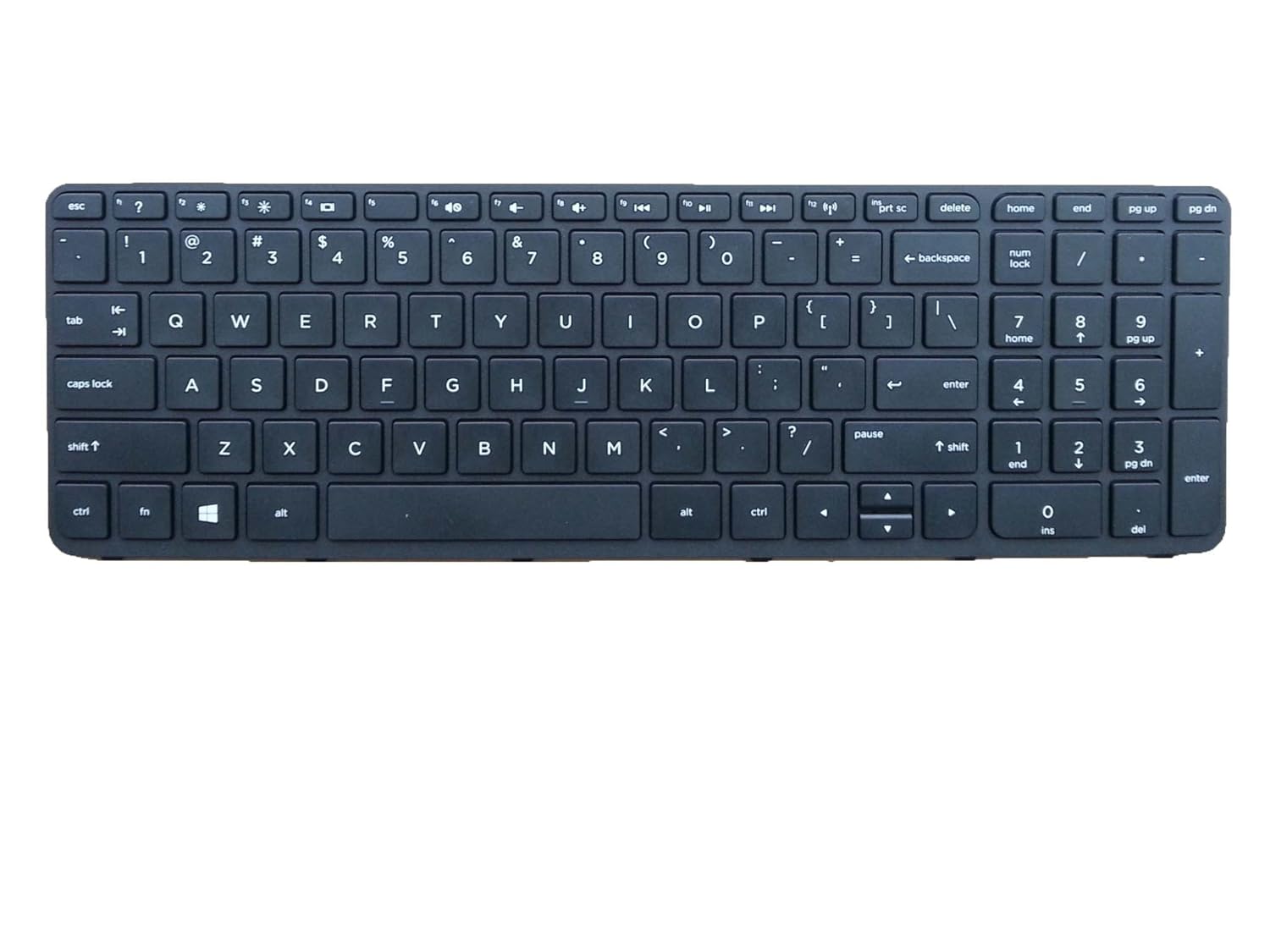 New US Layout Laptop Keyboard With Frame For HP Pavilion 15-E000 15 ...