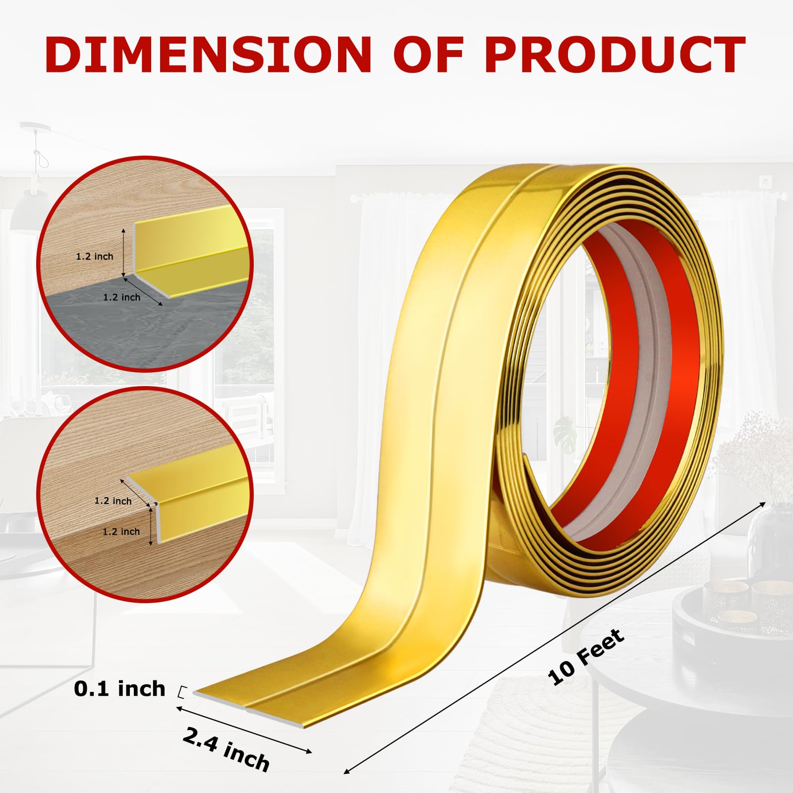 Snapklik.com : Flexible Wall Corner Protector Moulding Trim Peel And ...