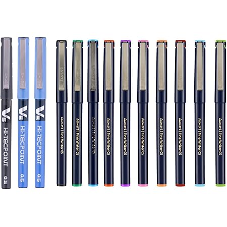 Pilot V5 Liquid Ink Roller Ball Pen - 2 Blue + 1 Black,9000014711 ...