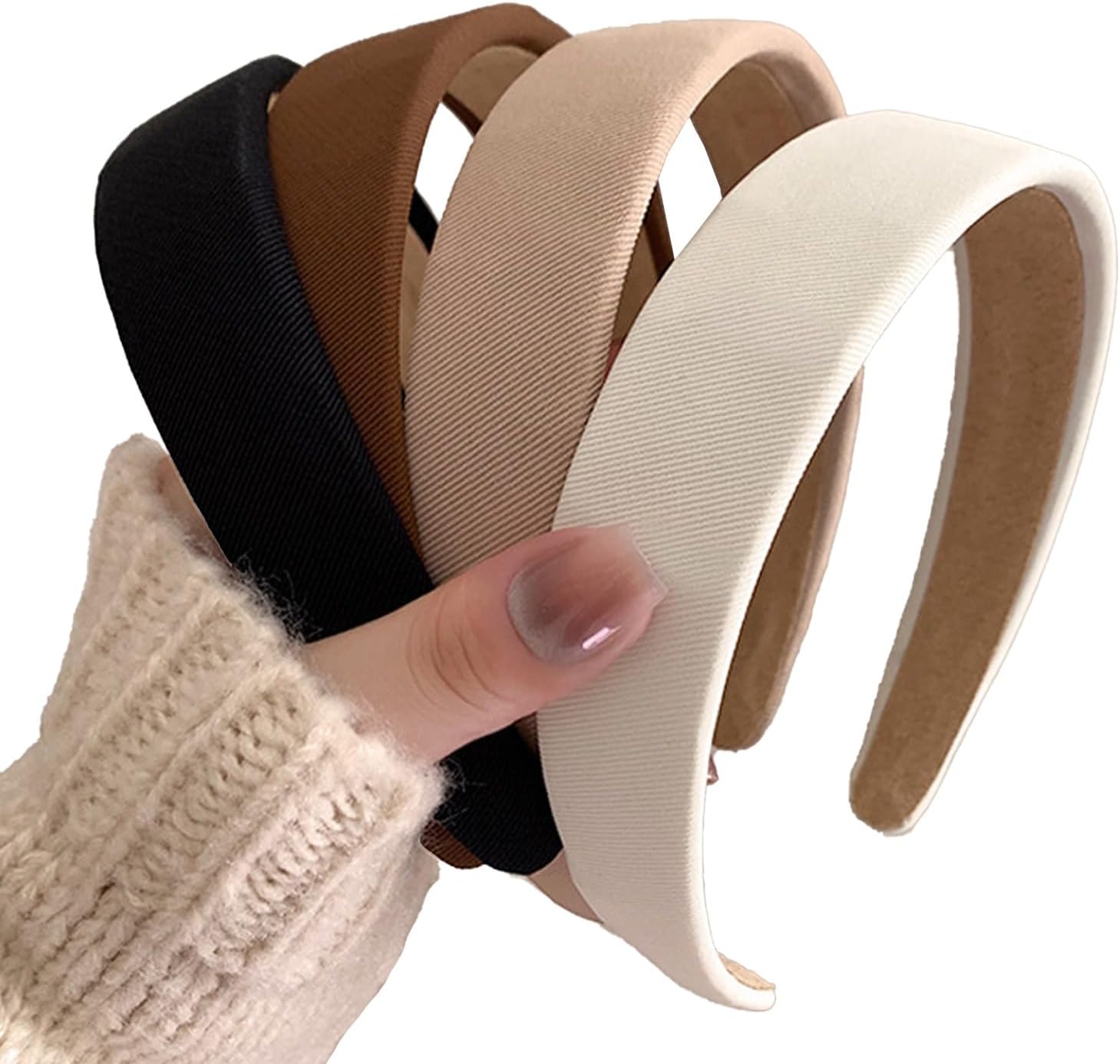 Amazon.com : AIBFRID Headbands for Women Thin Knitted Hairbands Fashion ...