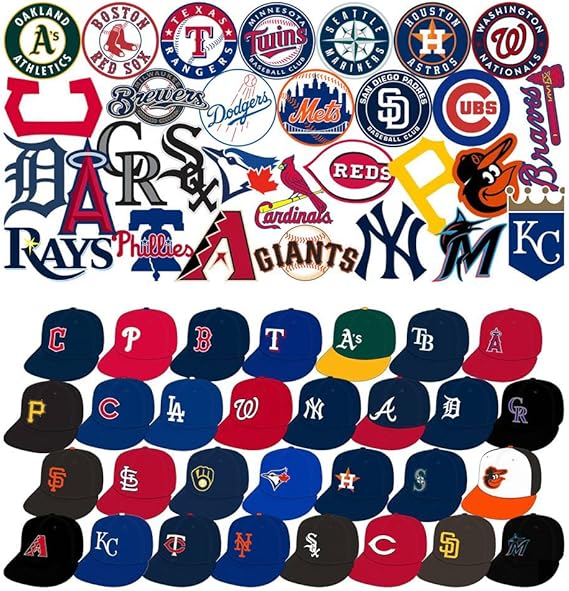 Amazon.com: AcAliA 60 Pcs Sports Stickers,Baseball Stickers,30 Baseball ...