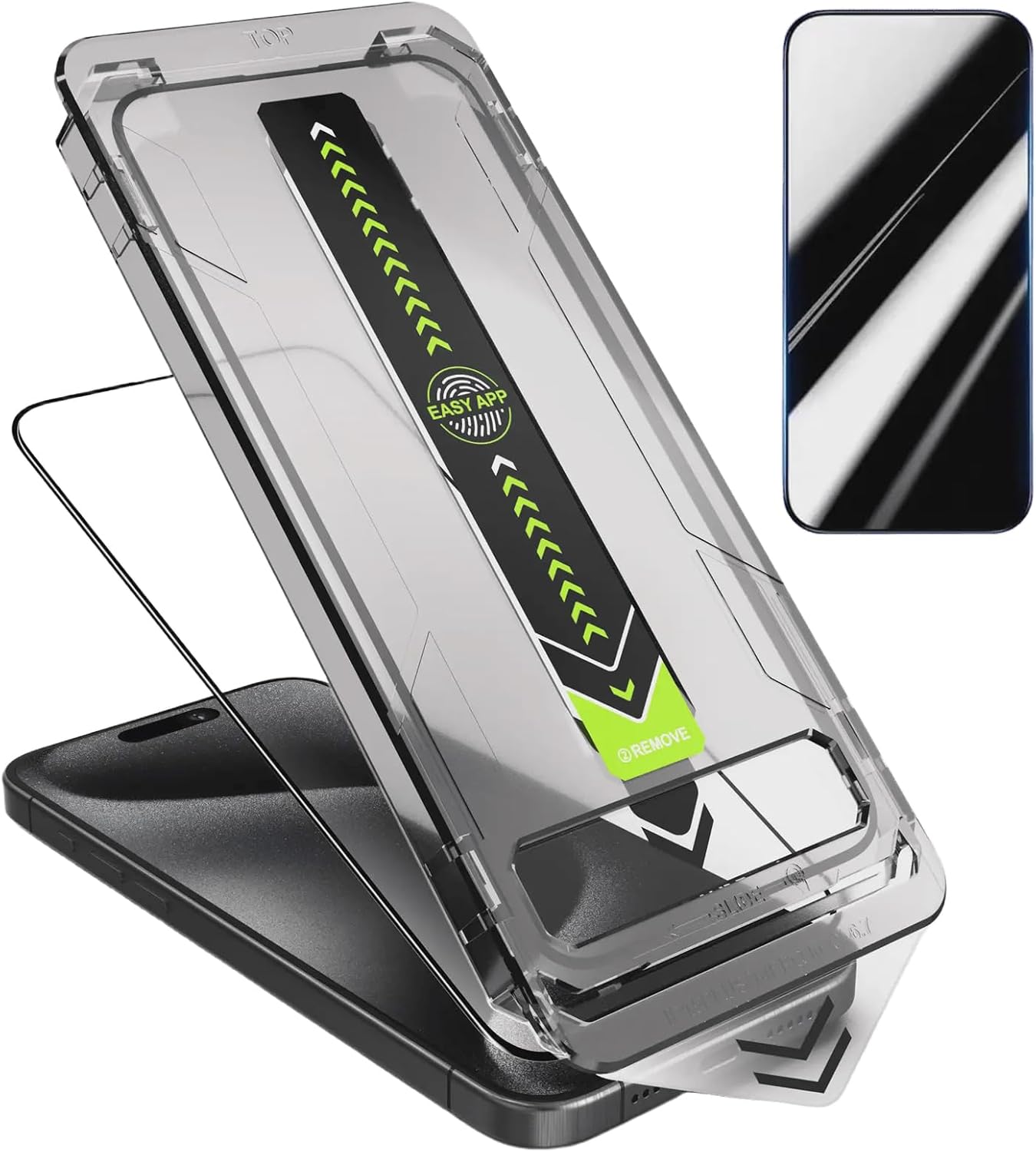 Amazon.com: 2PCS Silk Screen Dust-Free Room Tempered Film, Livingneed ...