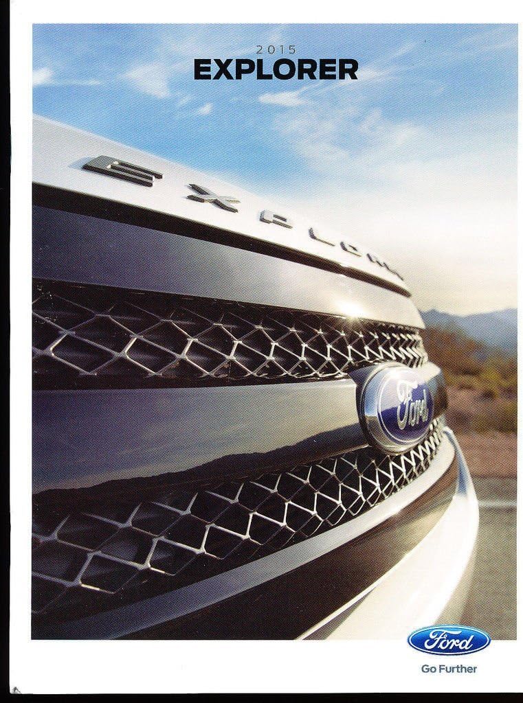 Amazon.com: 2015 Ford Explorer 32-page Original Car Sales Brochure ...