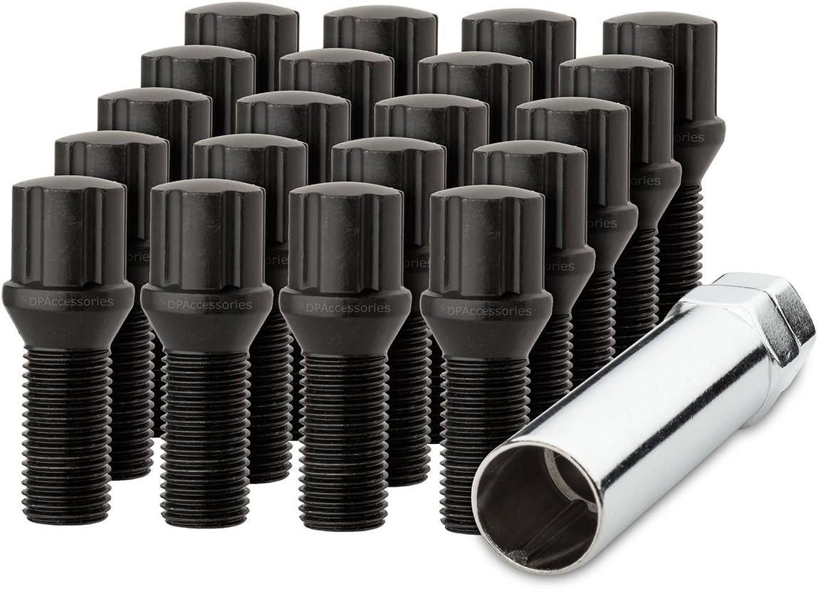 Amazon.com: Qlhshop Wheel Bolts Locking Lug Nuts M14 x 1.5 with Locks ...