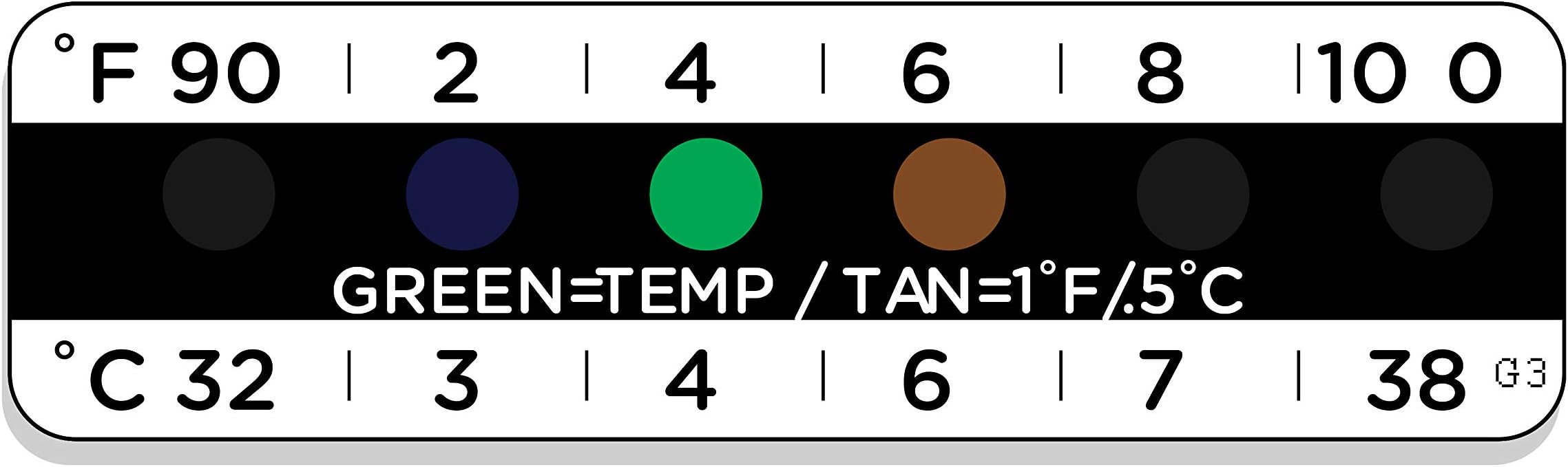 Amazon.com: One Step Urine Temperature Test Strips, 100 x Stick on ...