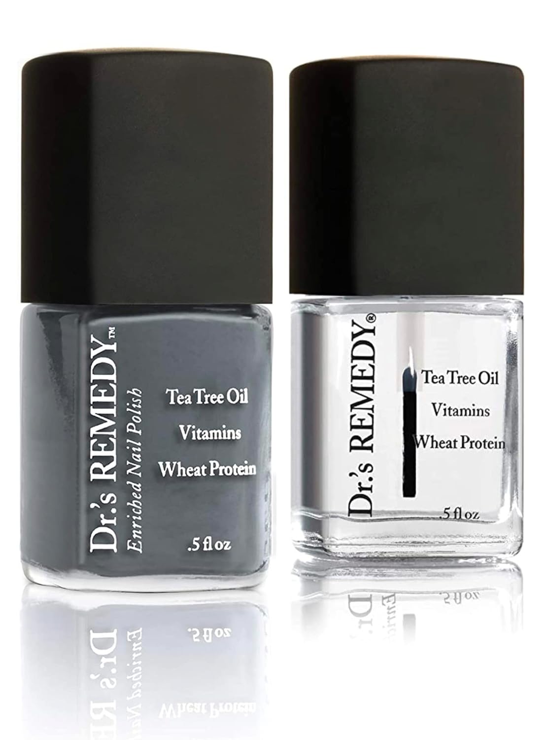 Amazon.com : Dr.'s Remedy Enriched Nail Polish, Stability Steel with ...