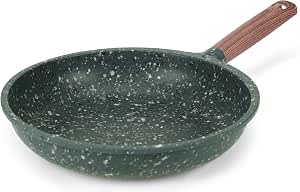 Amazon.com: Phantom Chef 9.5" Frypan die-cast Aluminum with Granite ...