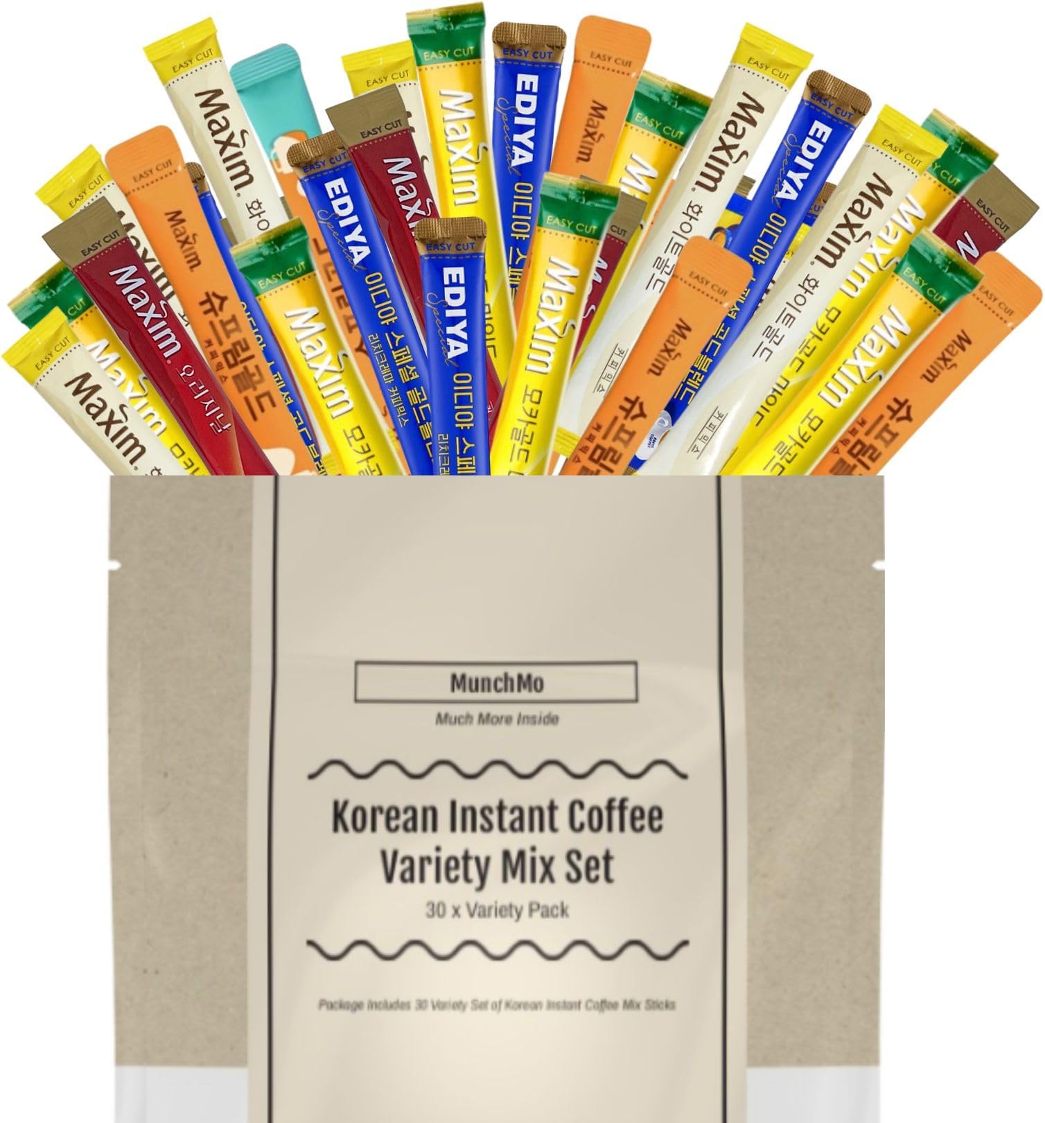 Amazon.com : Beanies 100 Instant Coffee Packets – Variety Pack ...