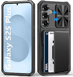 Amazon.com: BXYJY for Samsung Galaxy S25+ Plus Case Wallet, Card Holder (4-5 Cards), RFID Block ...