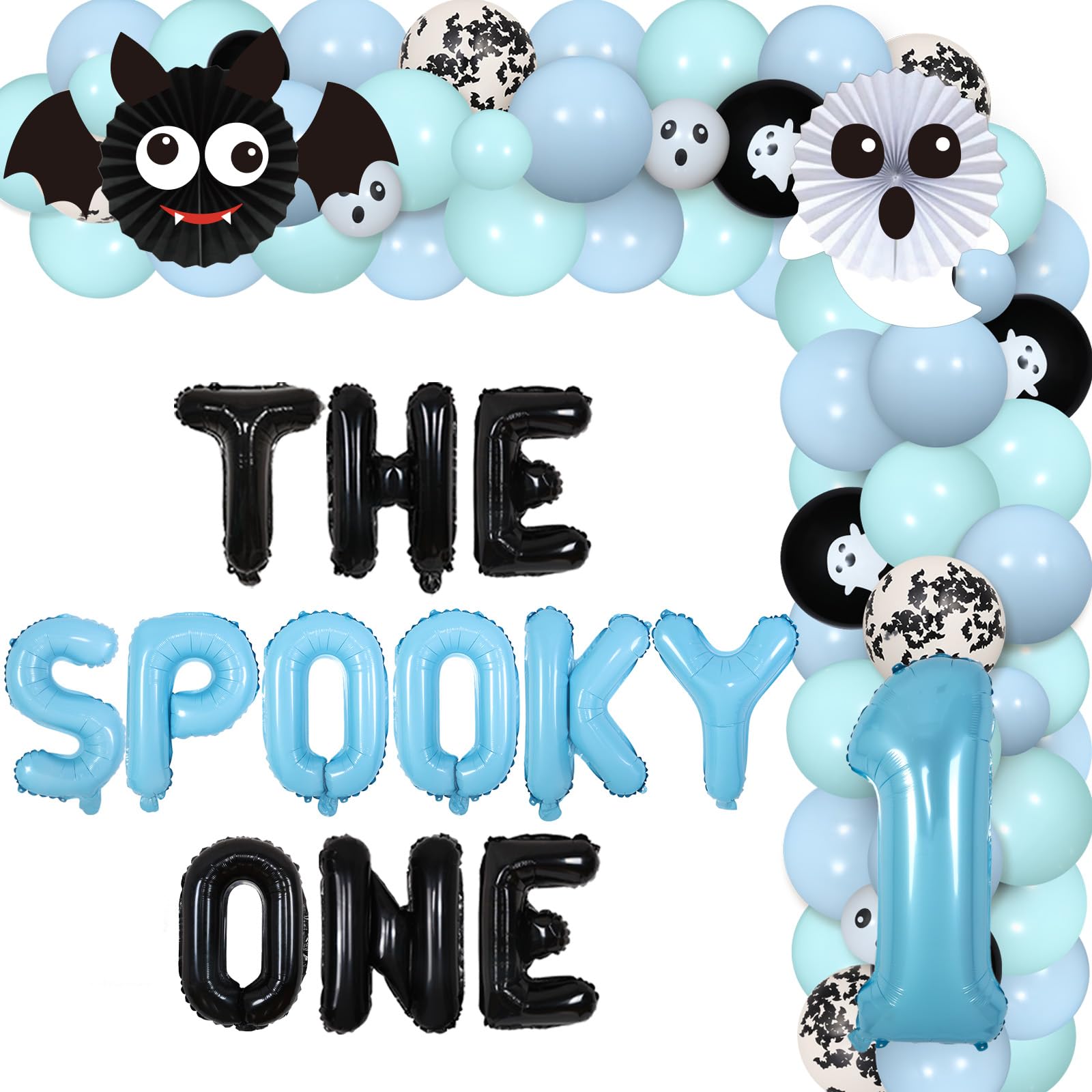 Amazon.com: Halloween 1st Birthday Party Decorations Boy, The Spooky ...
