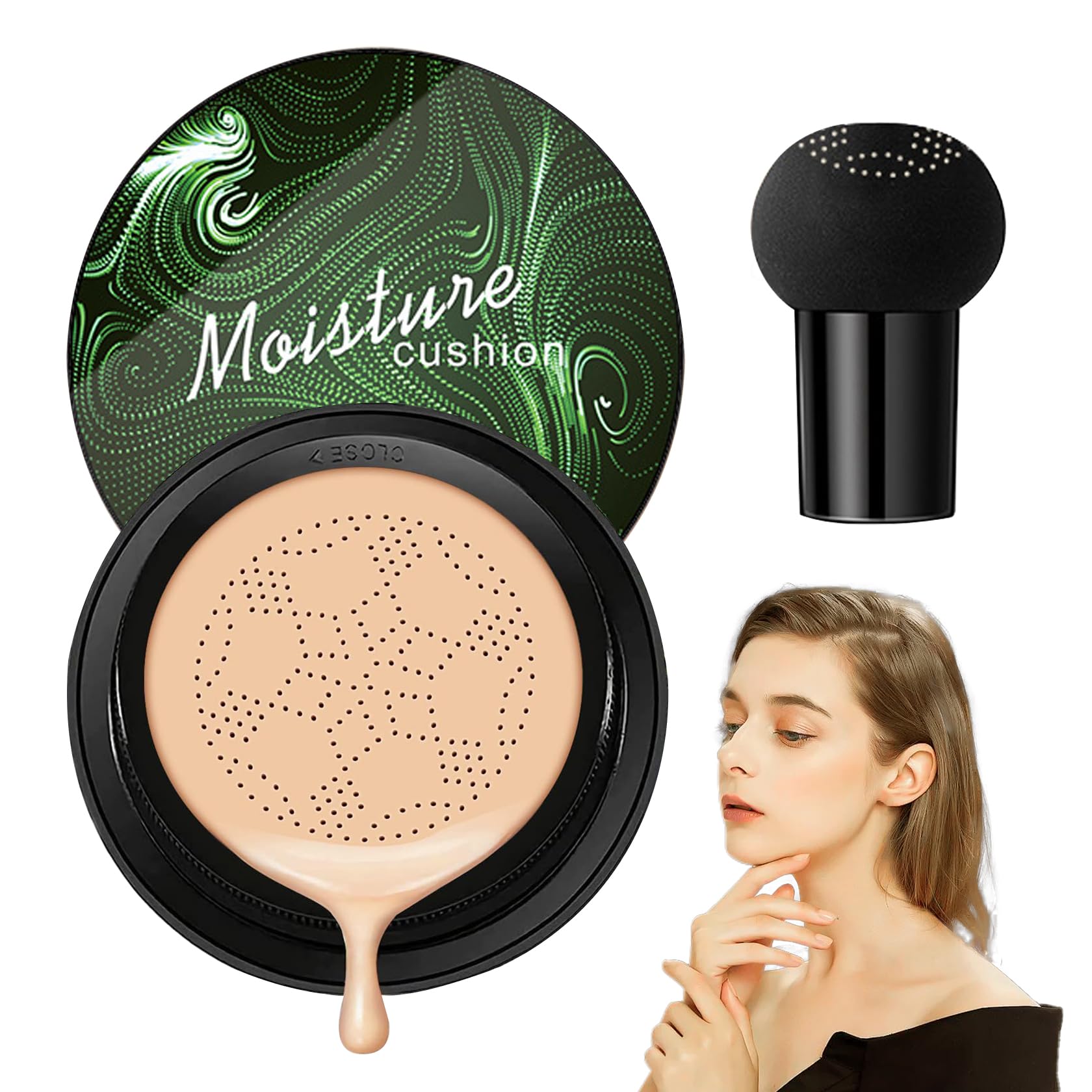 Mushroom Head Air Cushion CC Cream Foundation Makeup,Moisturizing Non ...