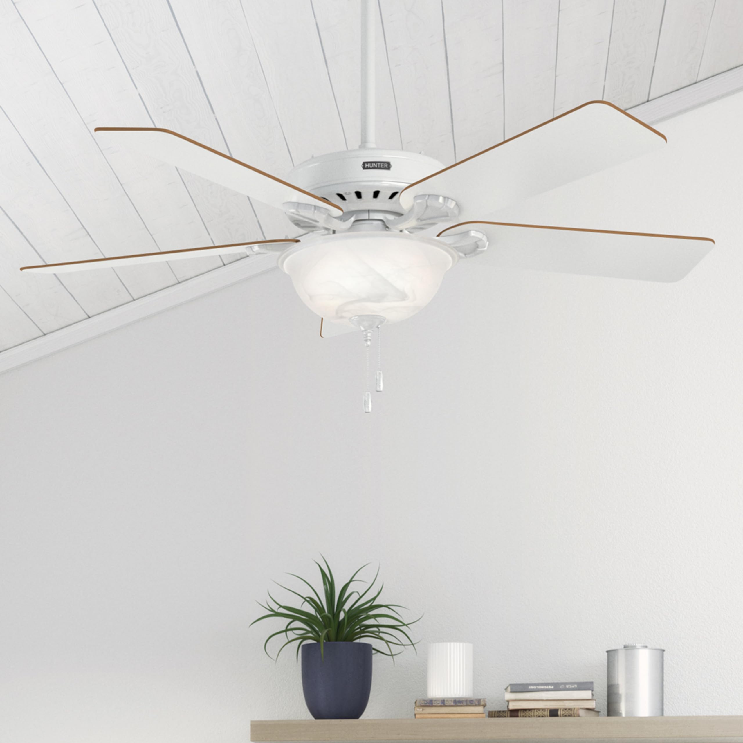 White Hunter Douglas Ceiling Fan Hunter Ceiling Fans & Accessories