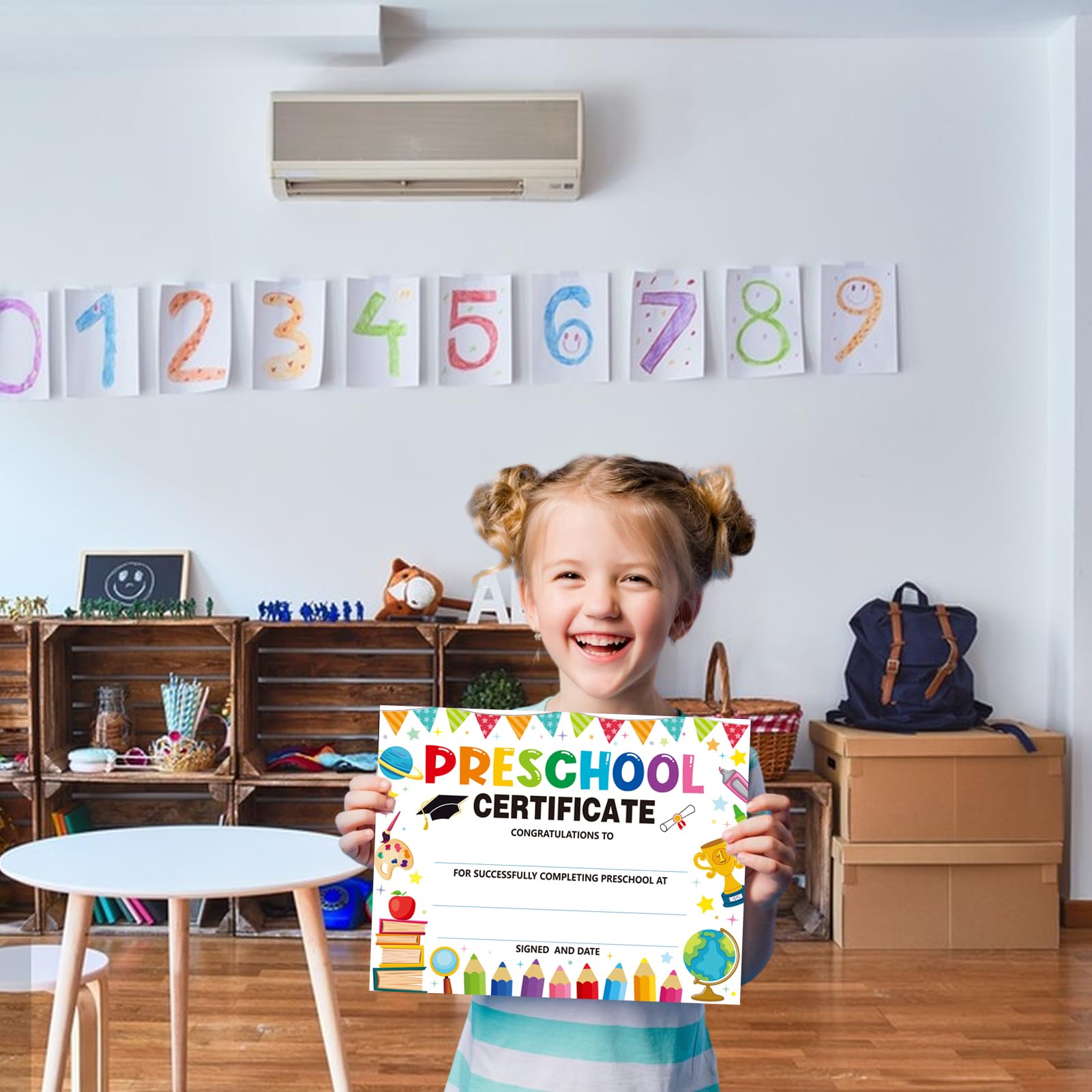 Snapklik.com : 30 Pieces Preschool Graduate Certificates Colourful ...