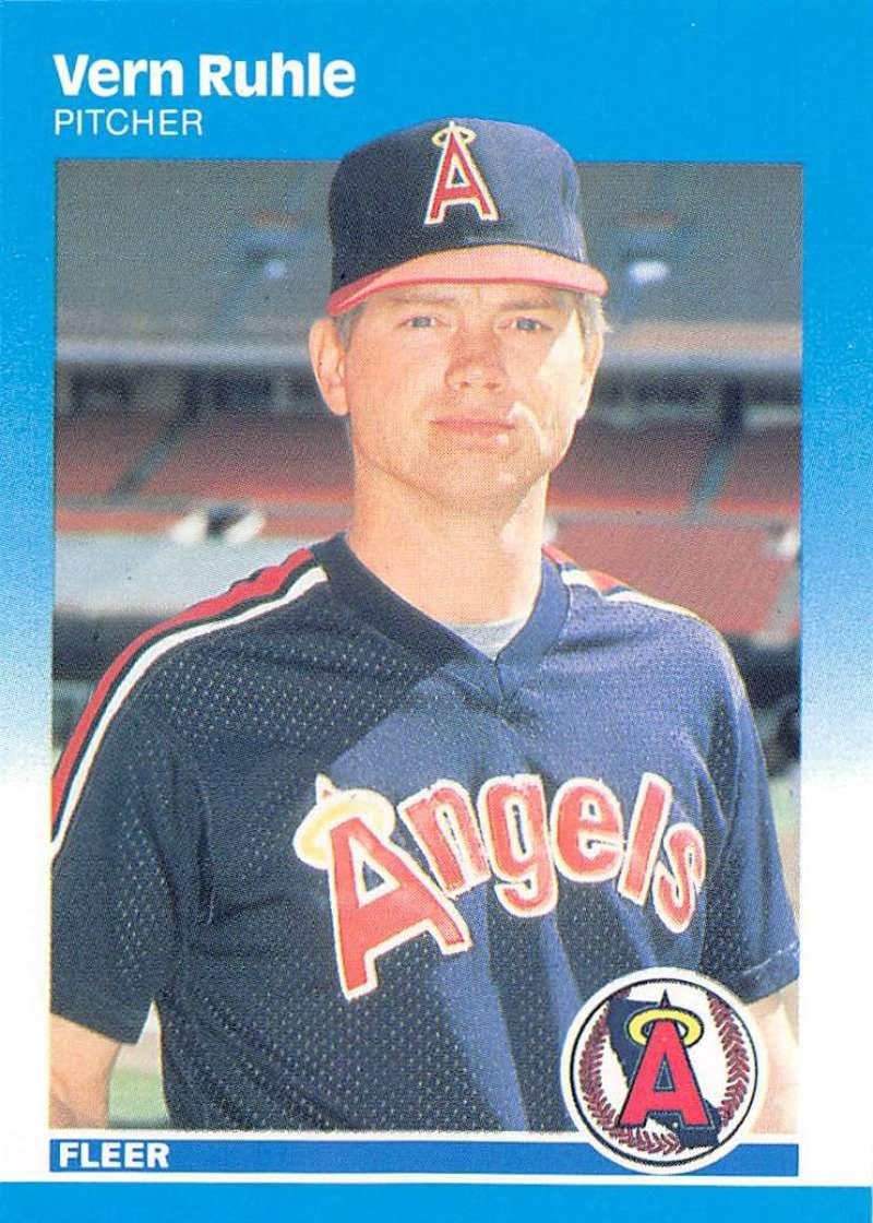 Amazon.com: 1987 Fleer Glossy #91 Vern Ruhle California Angels ...