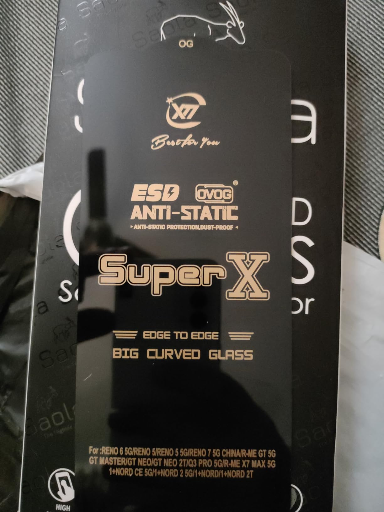 Saola SuperD Oleophobic Tempered Glass For Realme GT 2 (PACK OF 1) with ...